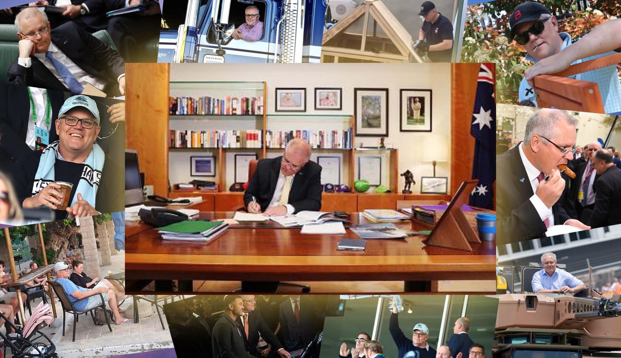 Rare photo of Scomo actually working sells for $1.8 million at auction ...