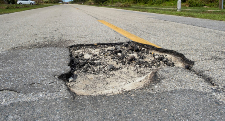 Local pothole reckons it might finally get fixed when the election ...
